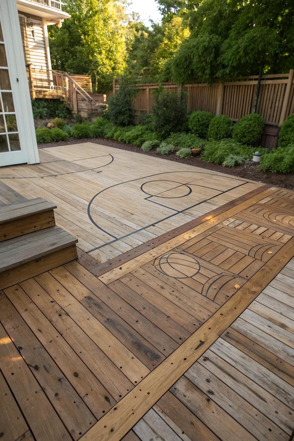 8+ Creative Reclaimed Basketball Court Flooring Ideas - Casolia