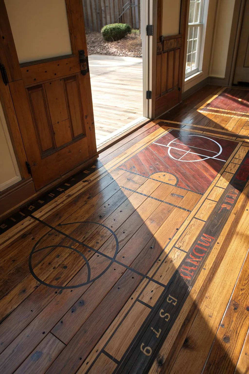 8+ Creative Reclaimed Basketball Court Flooring Ideas - Casolia