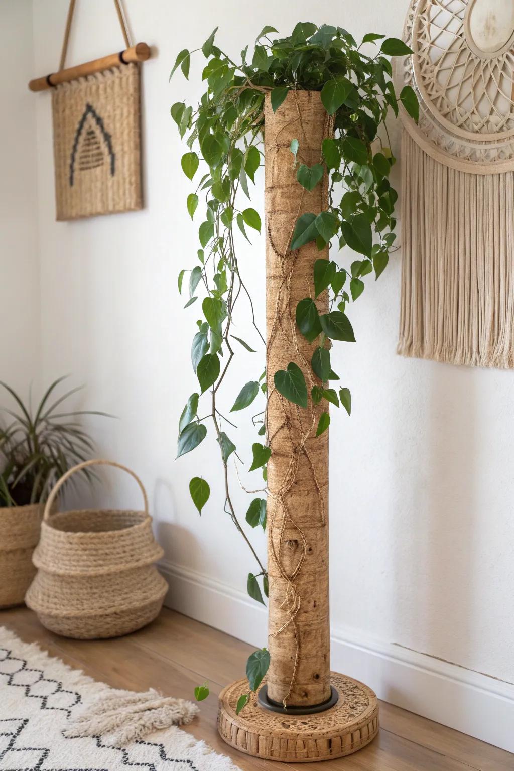 15+ Creative Plant Pole Ideas for Your Home - Casolia