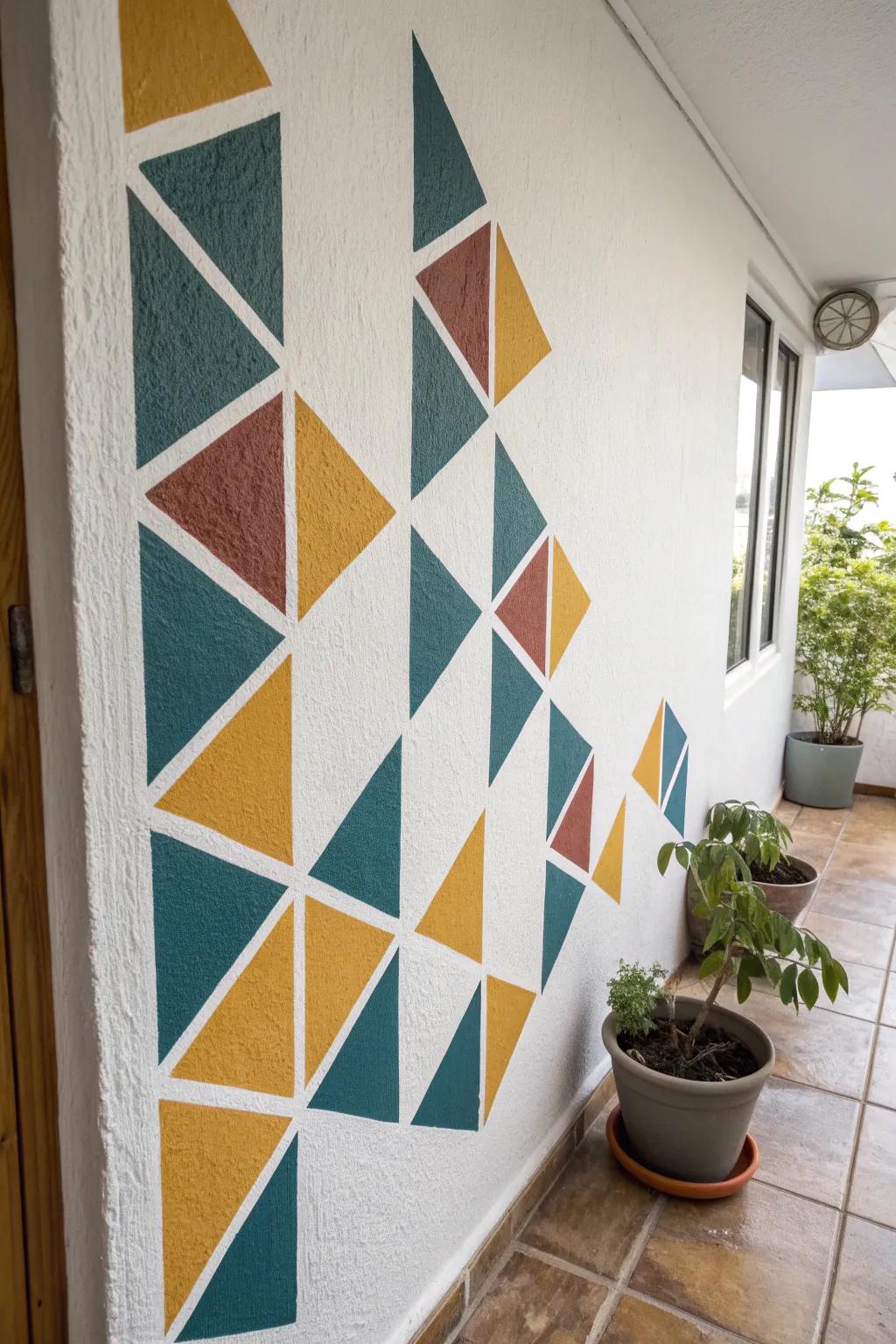 11+ Creative Tape Painting Design Ideas - Casolia