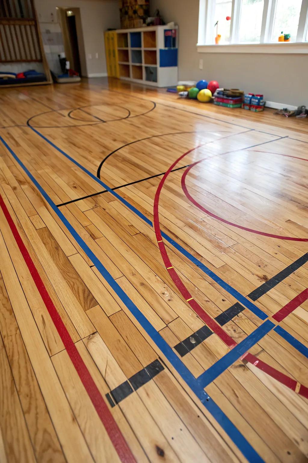 8+ Creative Reclaimed Basketball Court Flooring Ideas - Casolia