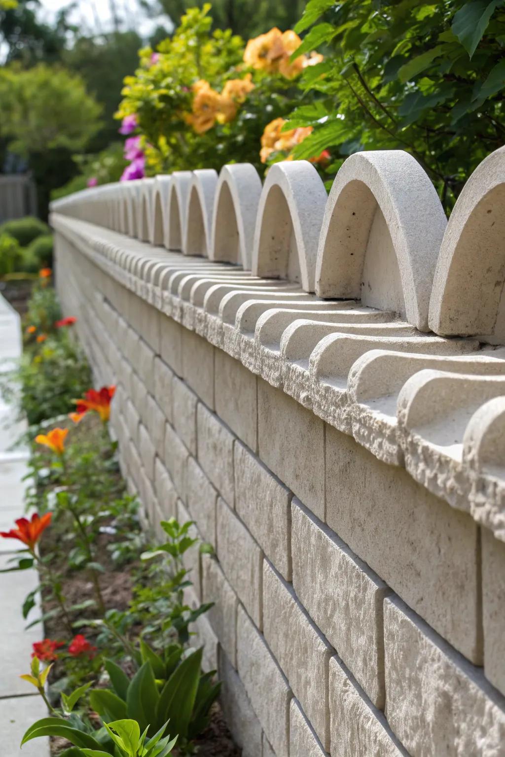 14 Creative Cinder Block Wall Cap Ideas 14 Creative Cinder Block Wall Cap Ideas