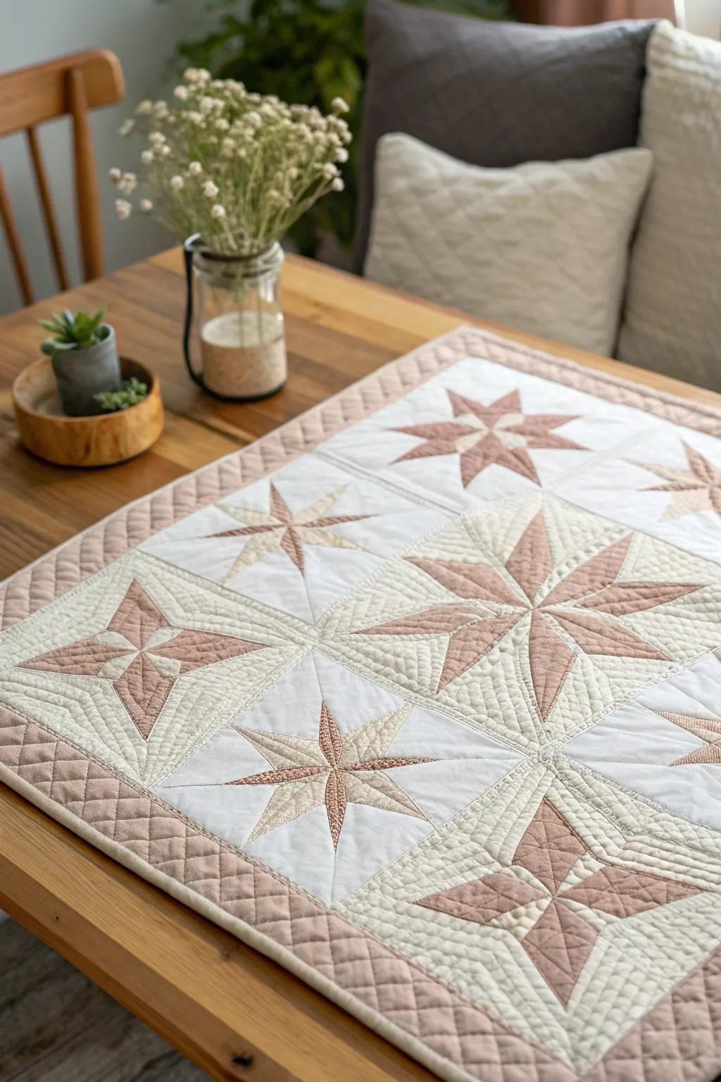 14+ Creative Free Motion Quilting Ideas for Star Blocks - Casolia