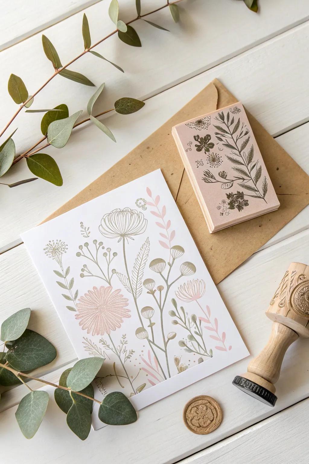 9+ Creative Rubber Stamp Craft Ideas to Try - Casolia