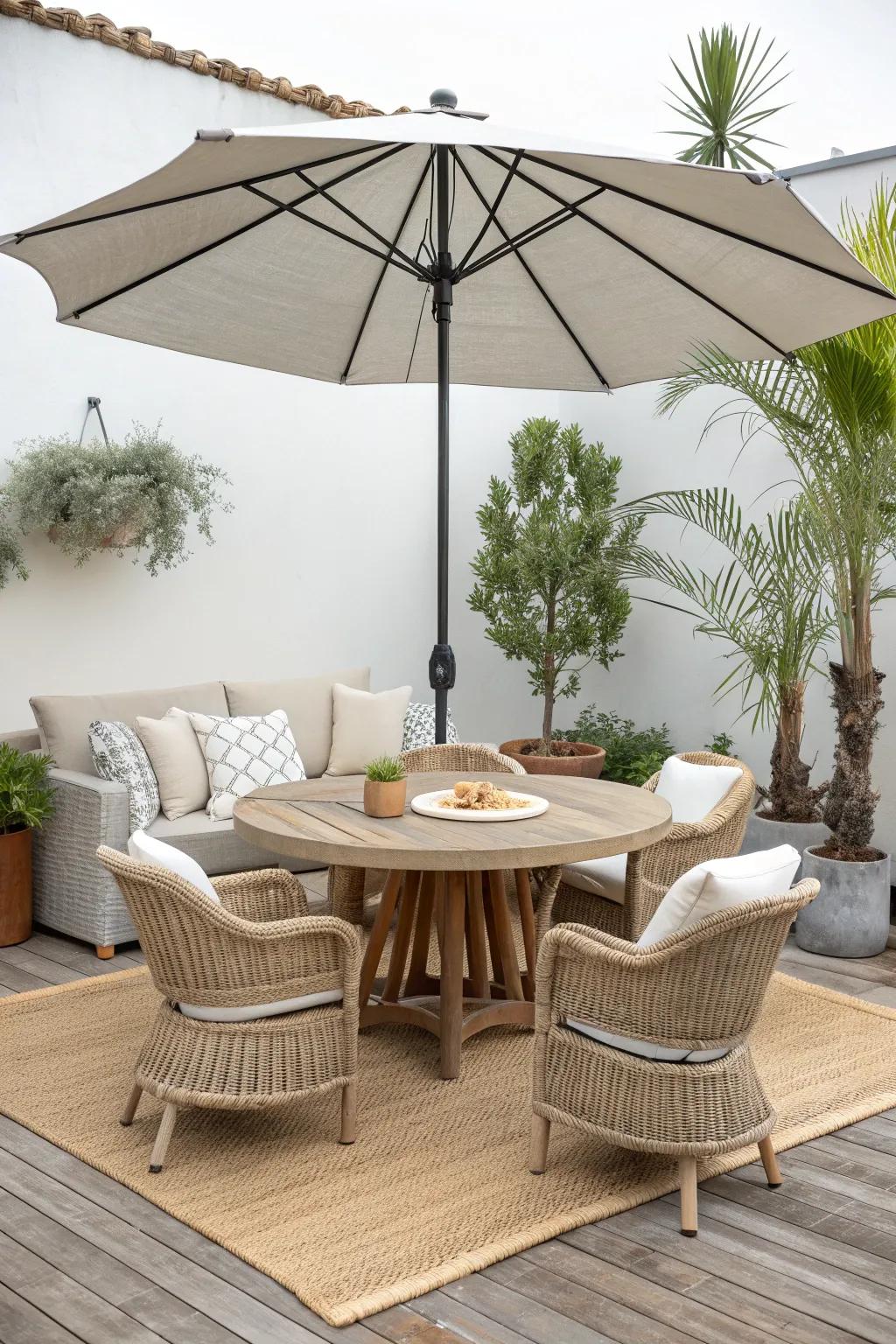 11+ Creative Umbrella Hole Ideas for Your Patio - Casolia