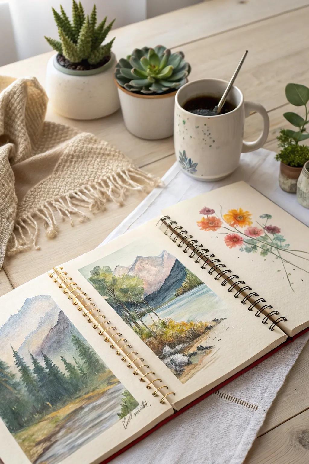 20+ Creative Messy Sketchbook Ideas to Try Today - Casolia