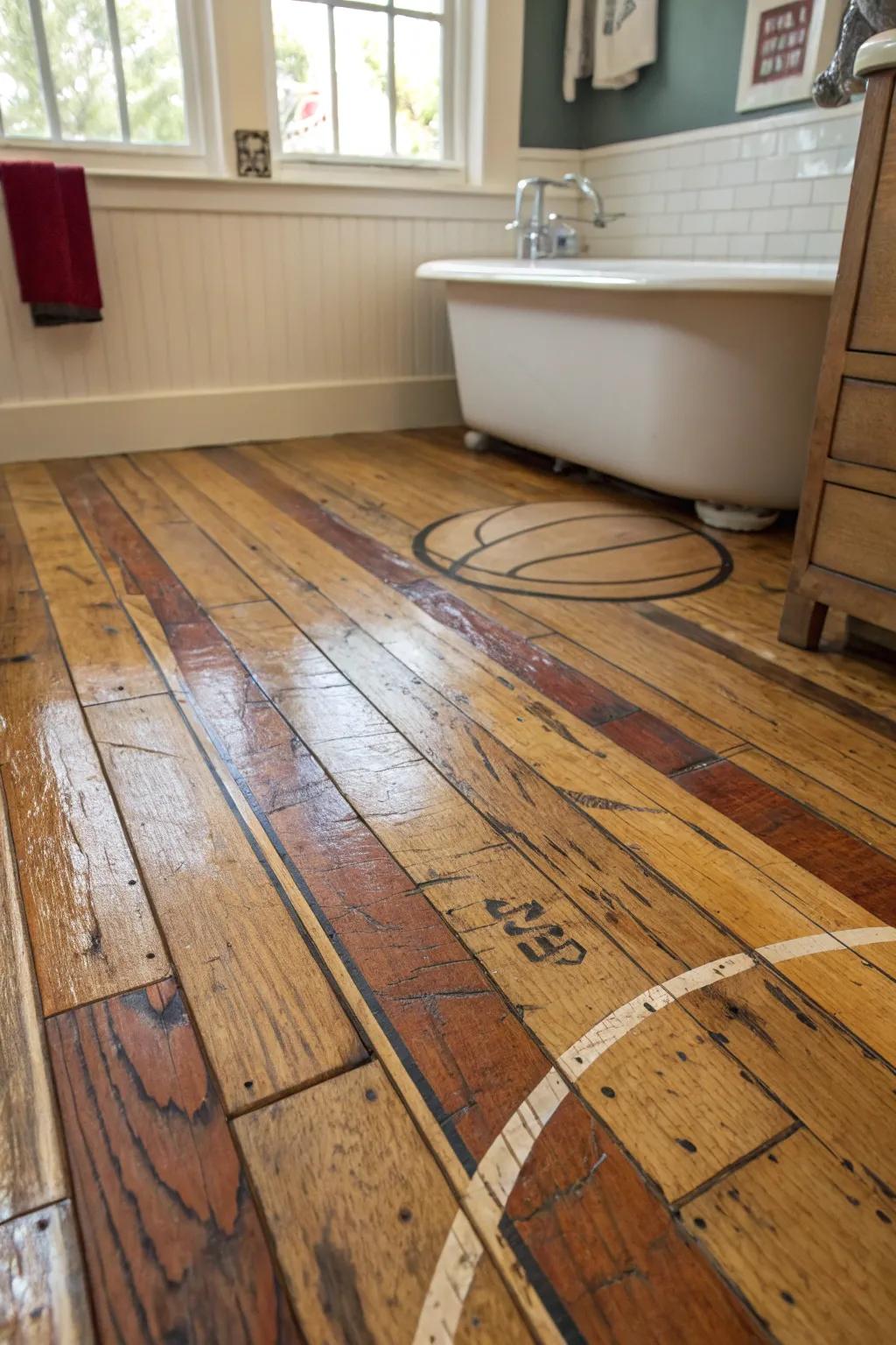 8+ Creative Reclaimed Basketball Court Flooring Ideas - Casolia