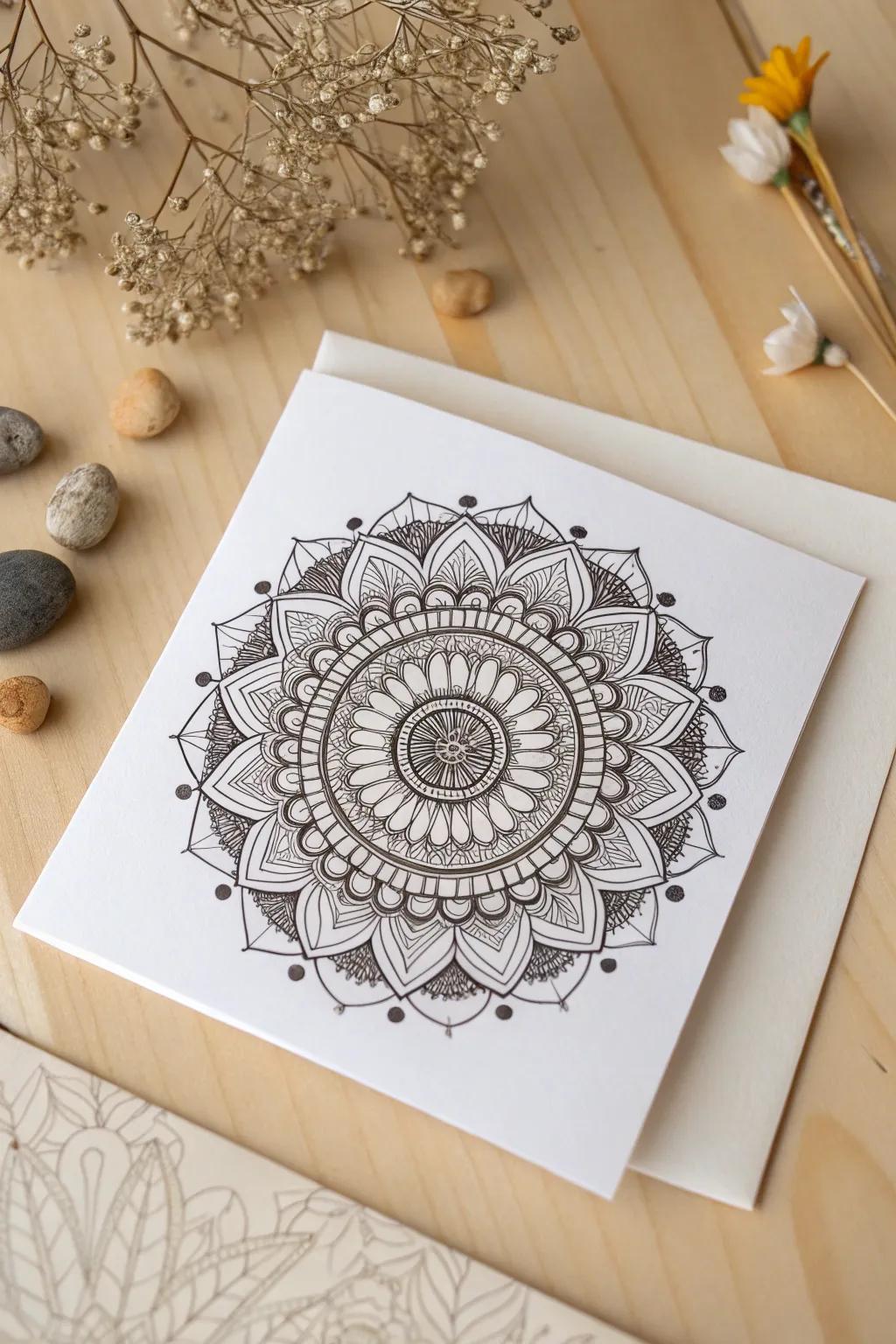 17+ Creative Zentangle Birthday Card Ideas - Casolia
