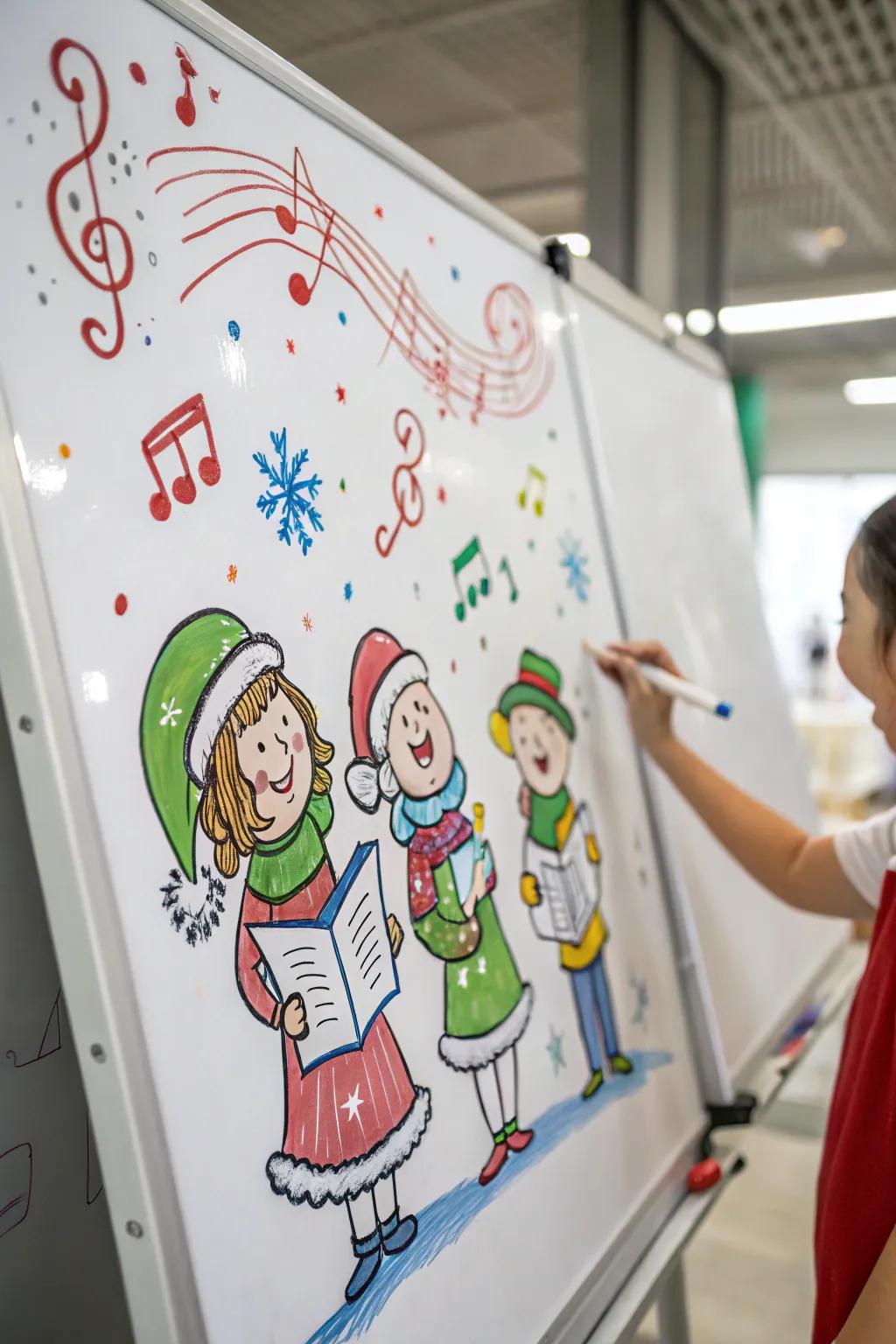 16 Creative Christmas Whiteboard Drawing Ideas 16 Creative Christmas Whiteboard Drawing Ideas