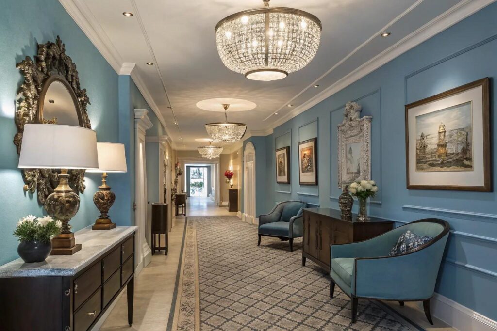 21+ Stylish Blue Hallway Ideas to Transform Your Space