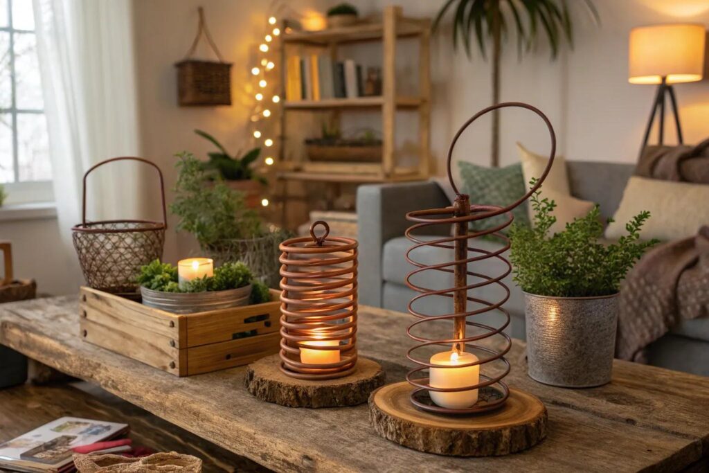 19+ Creative DIY Bed Spring Craft Ideas