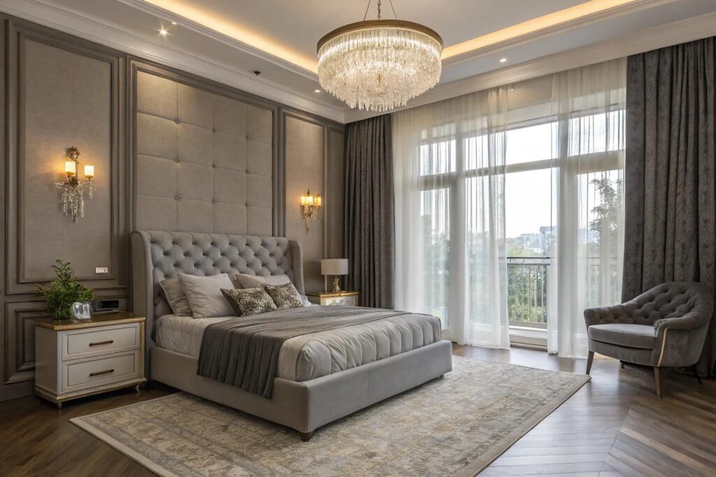 18+ Inspiring Grey Master Bedroom Ideas