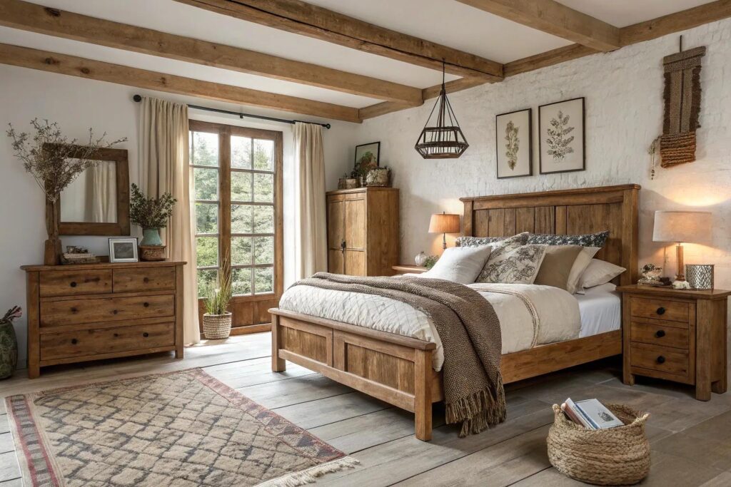 16+ Inspiring Modern Rustic Bedroom Ideas