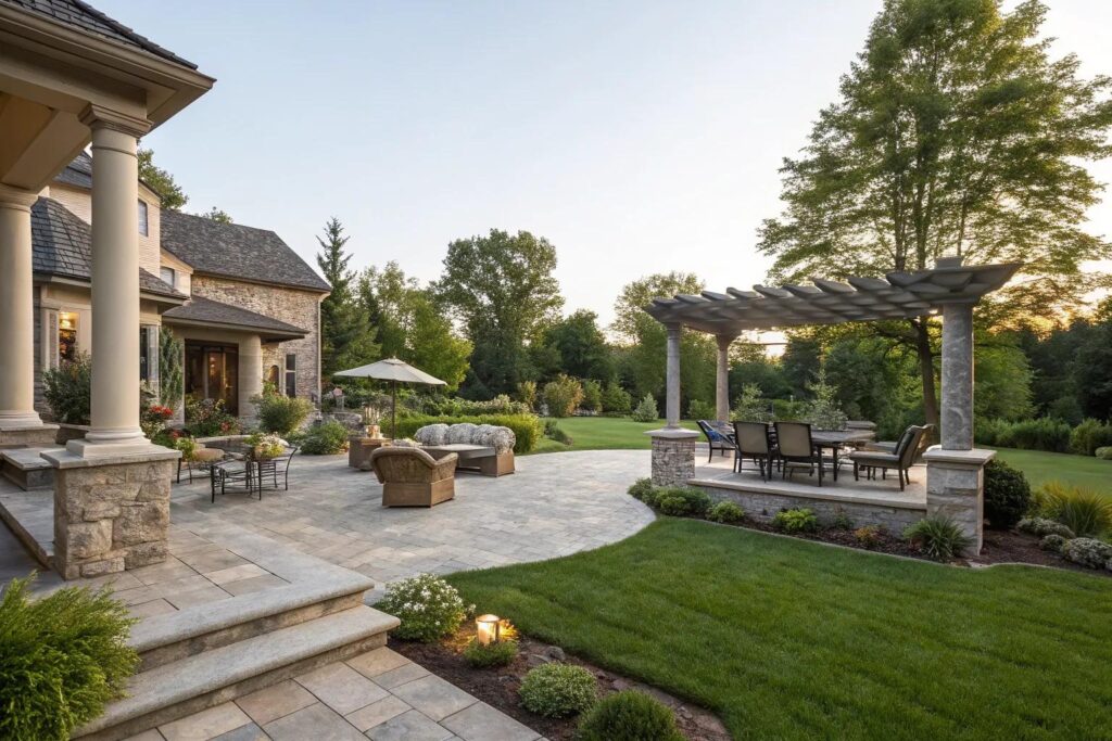 21+ Creative Patio to Grass Transition Ideas