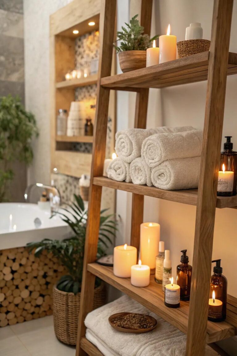 18+ Stylish Restroom Shelf Ideas You’ll Love