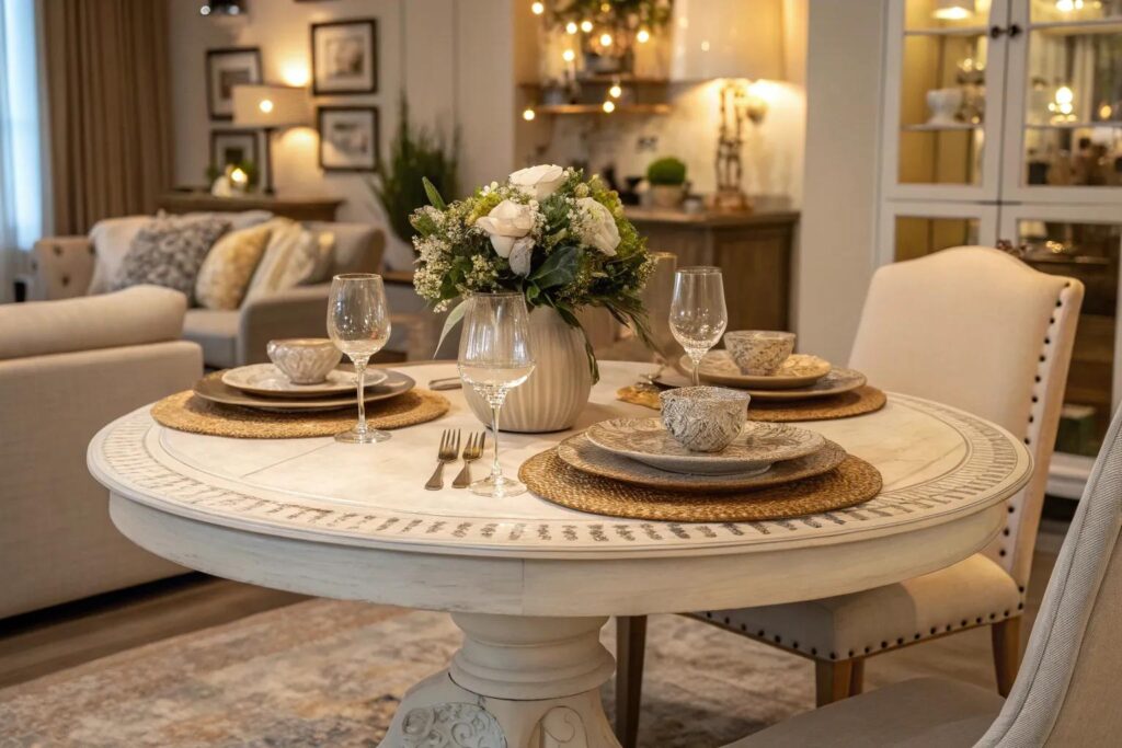 21+ Inspiring Round Table Makeover Ideas