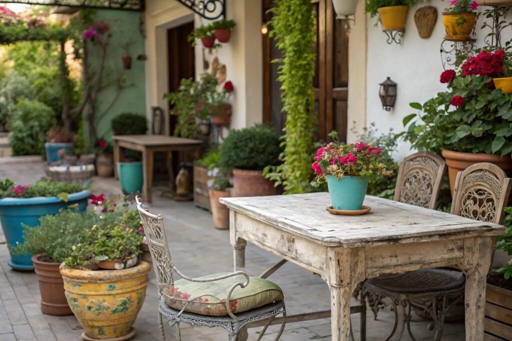 18+ Charming Vintage Patio Ideas for Cozy Outdoor Spaces