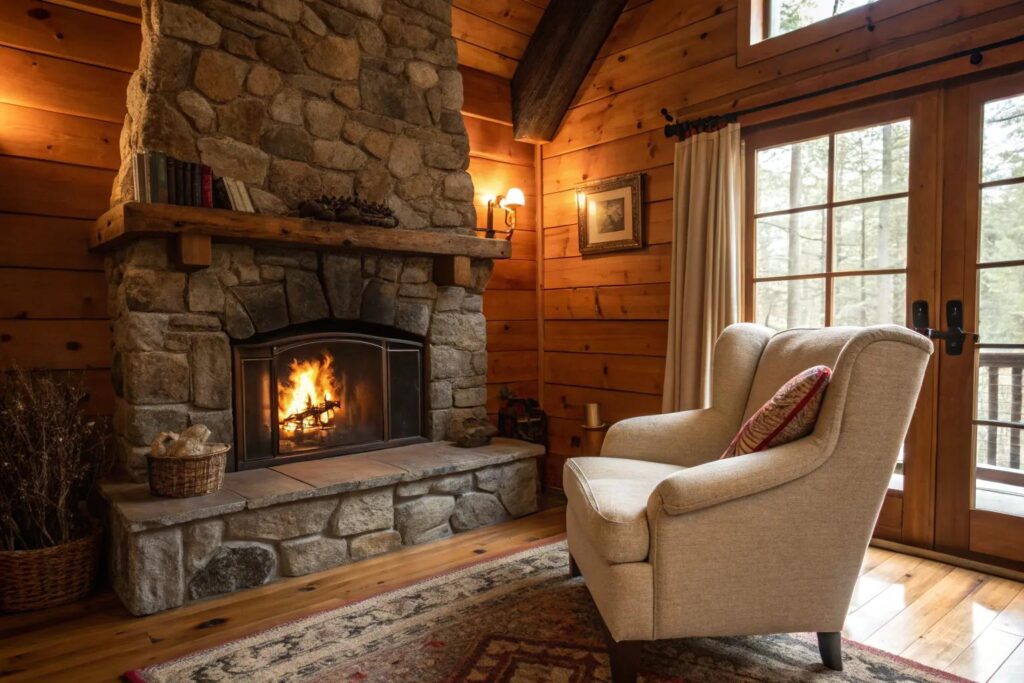 14+ Cozy Cabin Fireplace Ideas for a Warm Retreat