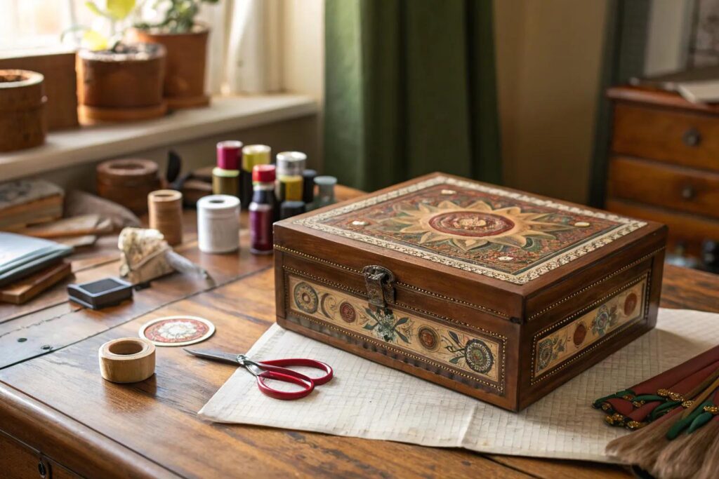 25+ Creative Cigar Box Decorating Ideas