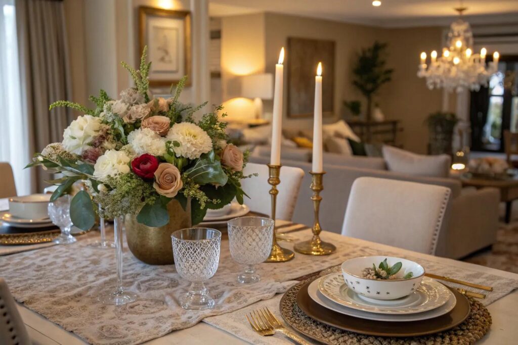 25+ Stunning Dining Table Centerpiece Ideas