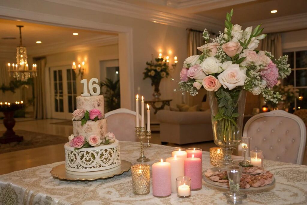 25+ Charming DIY Sweet 16 Table Centerpiece Ideas