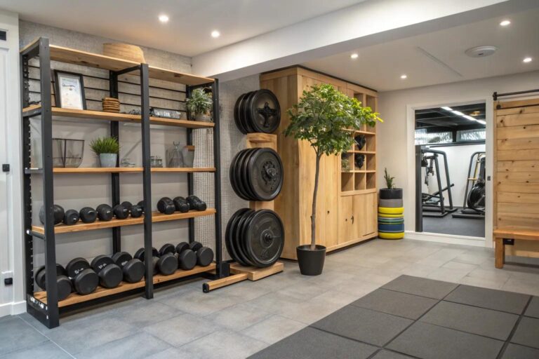 24+ Clever DIY Weight Plate Storage Ideas