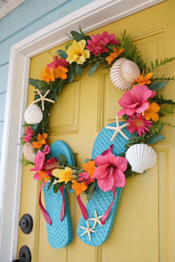 10+ Creative Flip Flop Wreath Ideas for Every Home