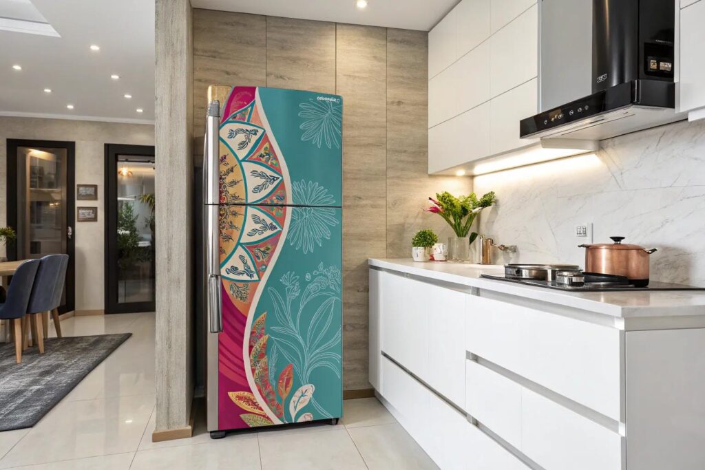 16+ Creative Fridge Wrap Ideas to Transform Your Kitchen