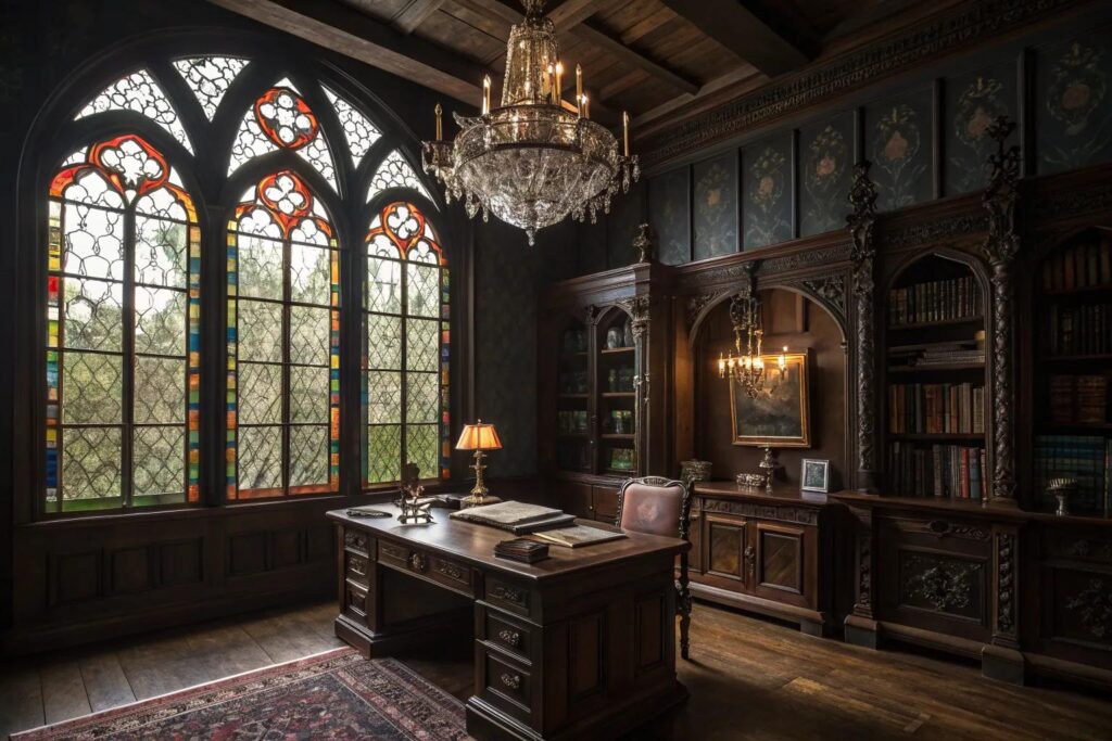 20+ Inspiring Gothic Office Ideas for a Unique Workspace