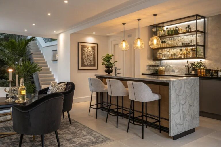 20+ Stylish Ideas for a Bar at Home