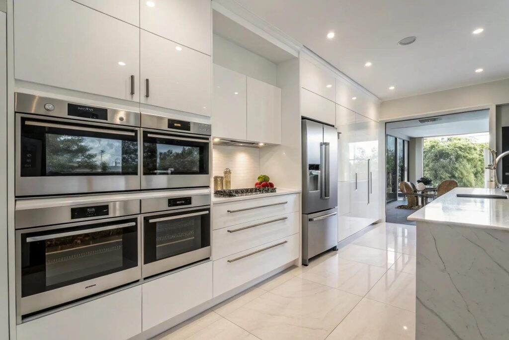 12+ Inspired Ideas for Double Oven Cabinets