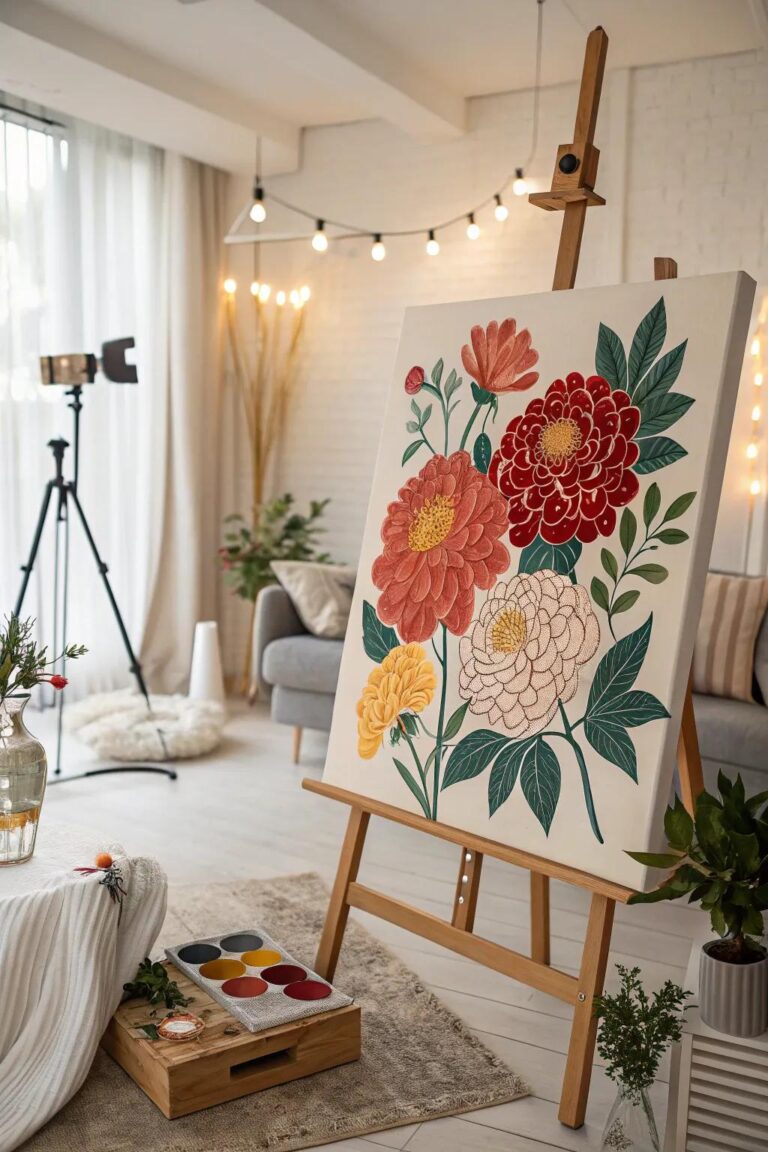 21+ Inspiring Ideas for Painted Flowers at Home