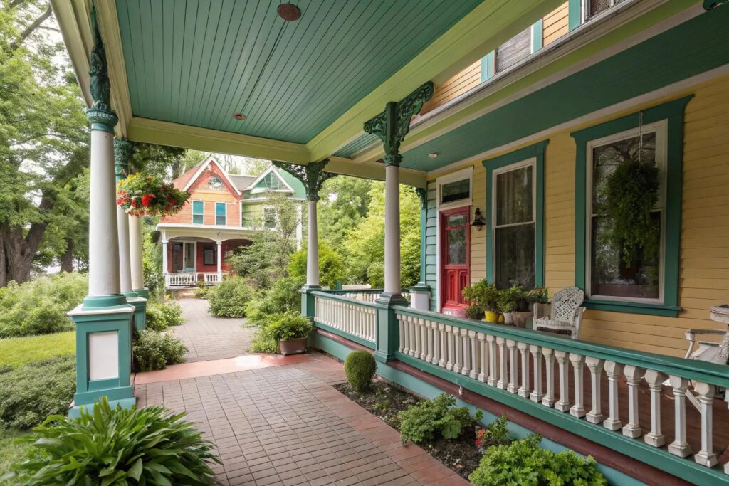 18+ Inspiring Ideas for Porch Paint Colors