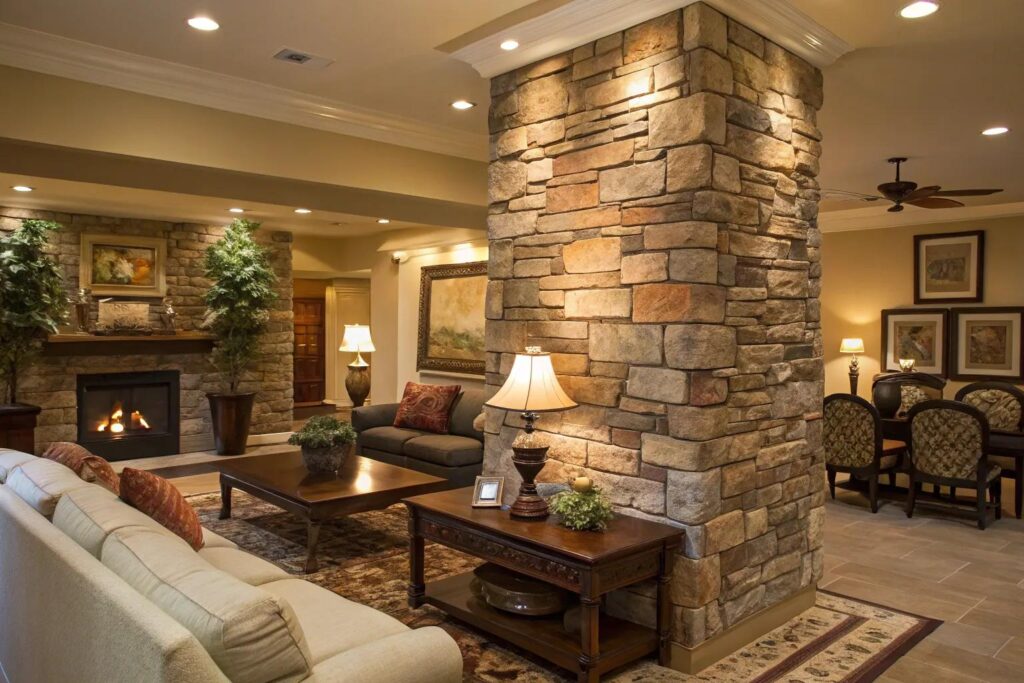 16+ Stunning Interior Stone Wall Ideas to Transform Your Space