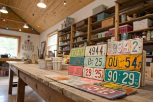 25+ Creative License Plate Crafts for Your Home