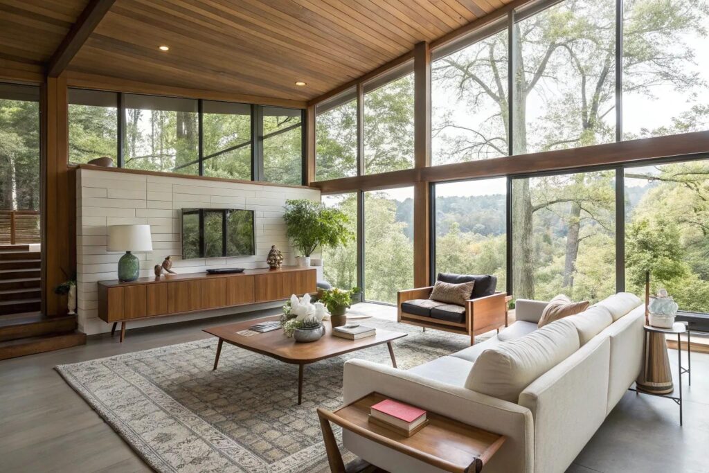 21+ Stylish Mid-Century Modern Window Treatments