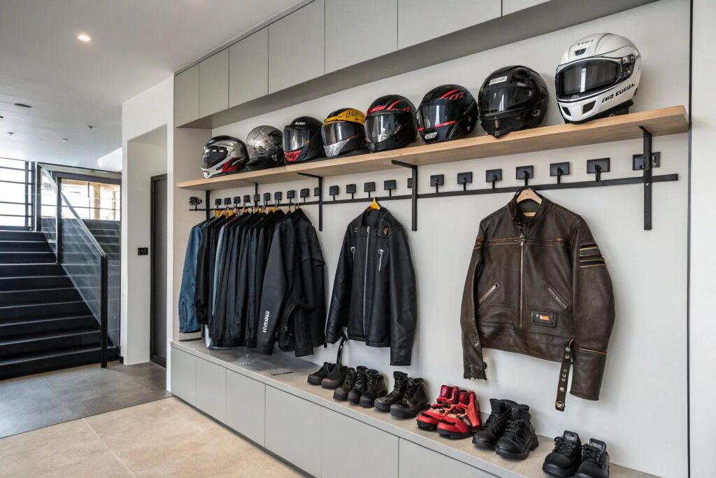 18+ Smart Motorcycle Gear Storage Ideas