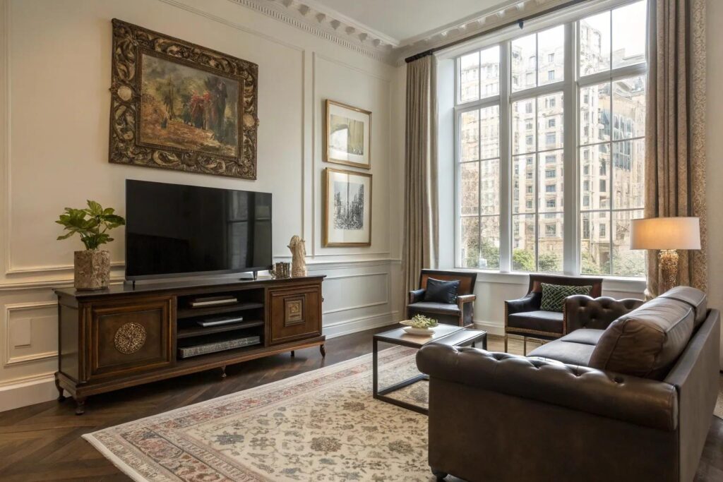 16+ Creative Off-Center TV Living Room Ideas