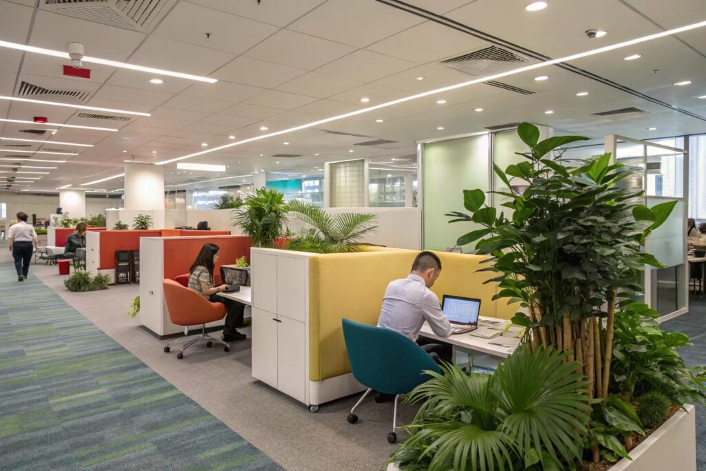 16+ Inspiring Office Cubicle Layout Ideas