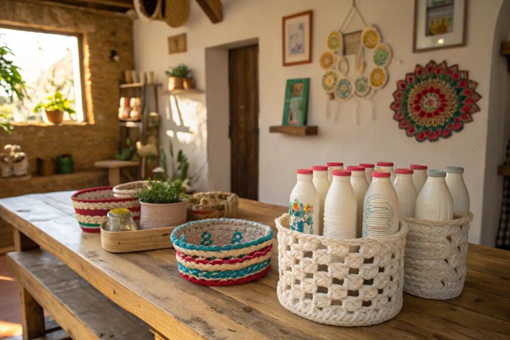 21+ Creative Plastic Milk Bottle Craft Ideas