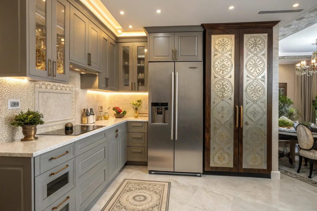 23+ Stylish Refrigerator Cabinet Ideas to Inspire You