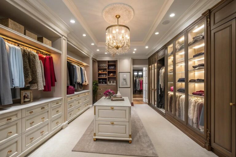 21+ Stunning Walk-In Closet Color Ideas