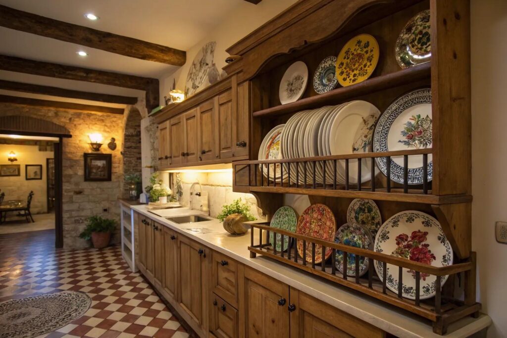 16+ Creative Wall-Mounted Plate Rack Ideas