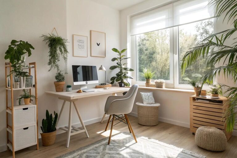 16+ Serene Zen Office Ideas for a Peaceful Workspace