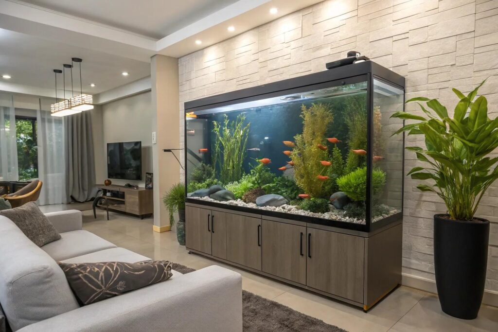 18+ Stunning 55 Gallon Fish Tank Ideas