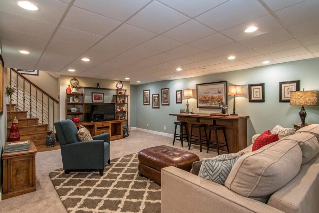 16+ Stylish 900 Sq Ft Basement Ideas