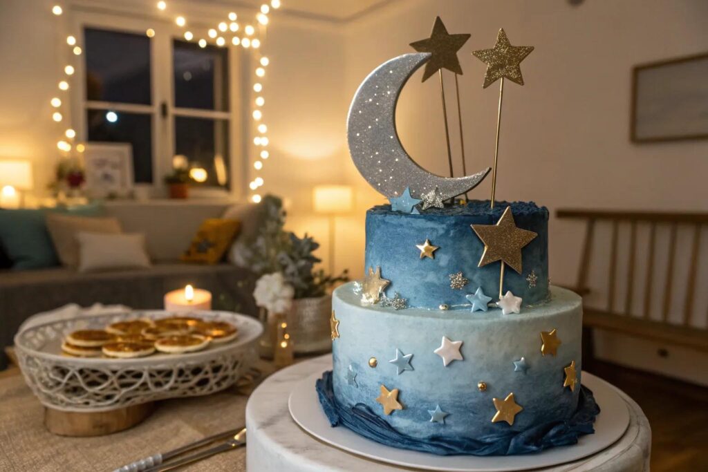 5+ Charming Moon & Stars Birthday Cake Ideas
