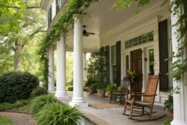 21+ Charming Colonial Front Porch Ideas