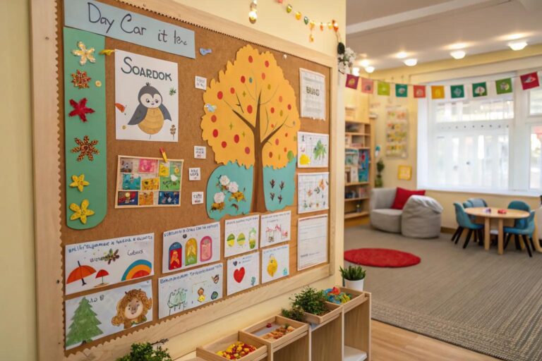 19+ Creative Daycare Infant Bulletin Board Ideas