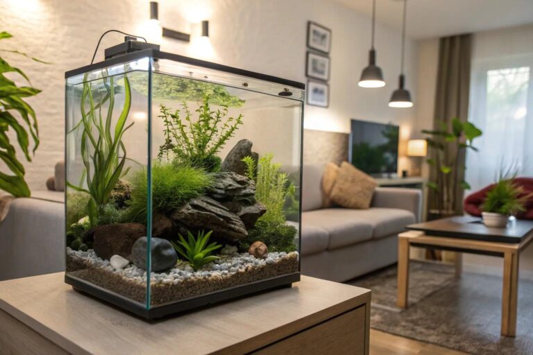 8+ Creative Fish Tank Terrarium Ideas